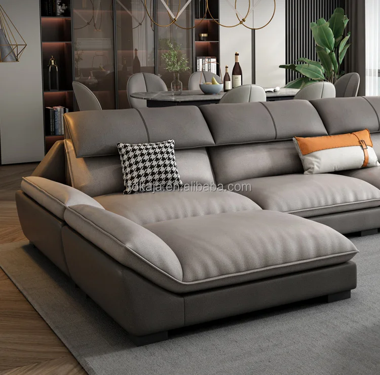 Minimalist L-Shape Sofa Set for Living Room - Easy Clean