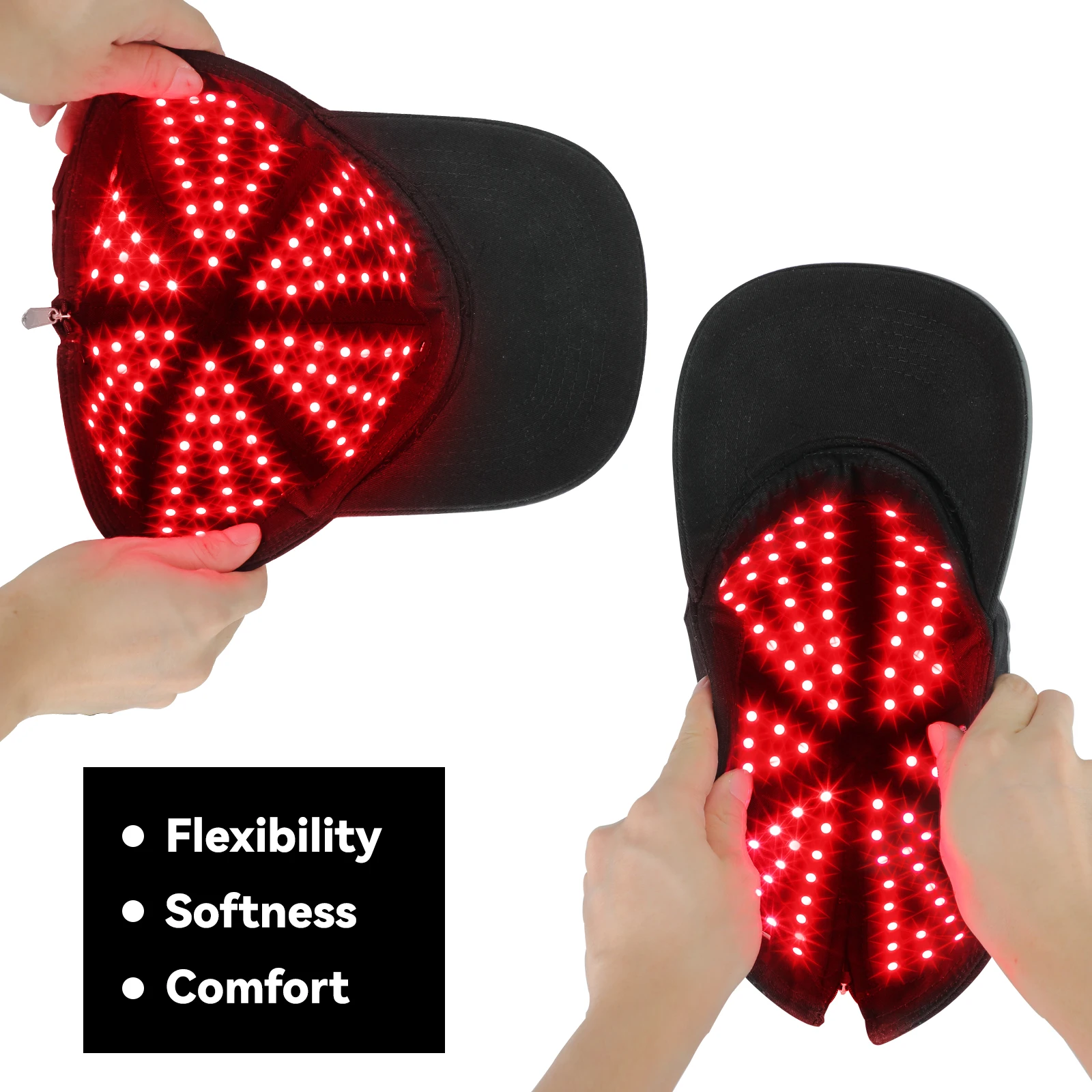 Alibaba.com: NIR Red Light Therapy Cap Helmet for Brain Health, LED ...