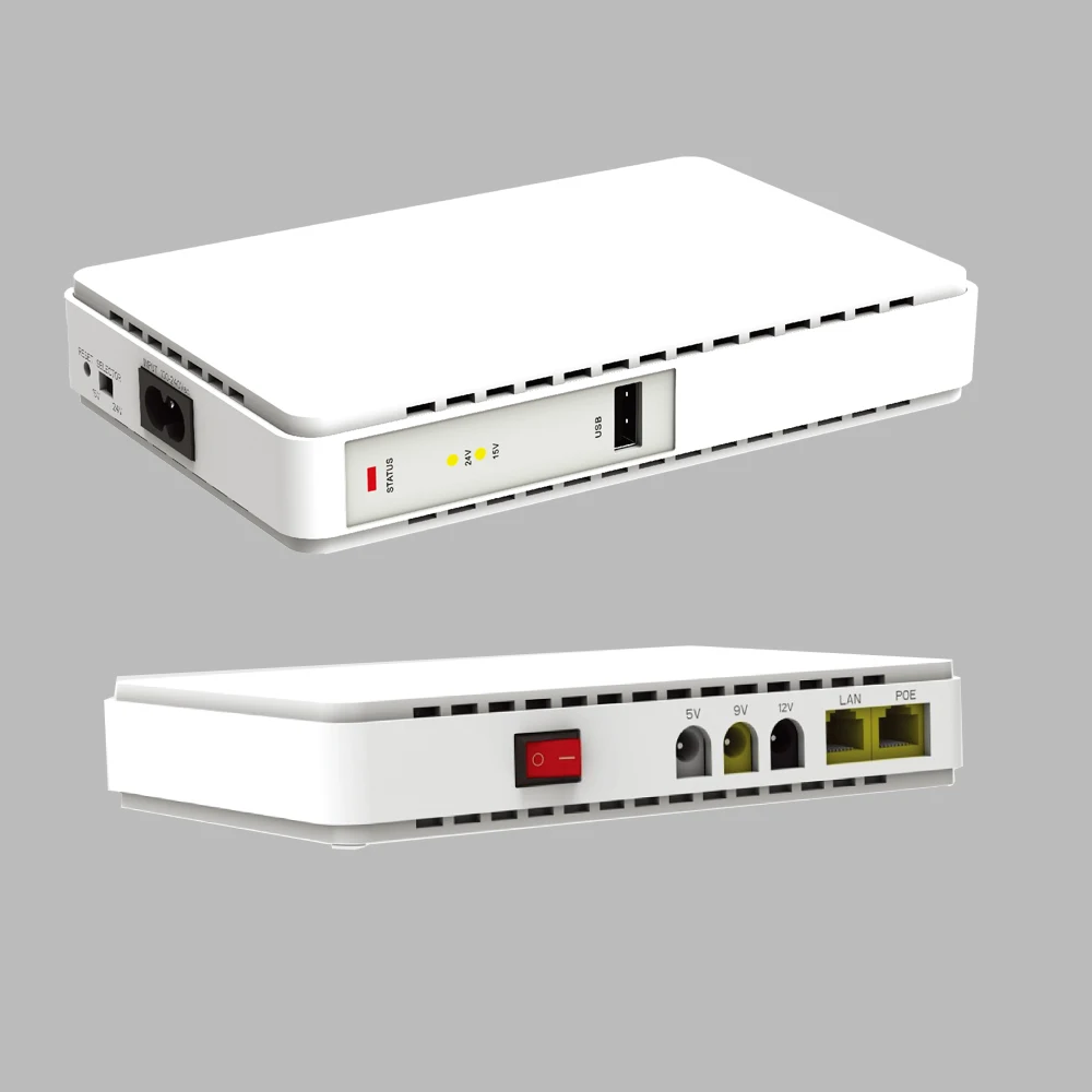 Factory Newest Model 18w Mini Ups With Poe 5v 9v 12v 15v 24v Mini Dc ...