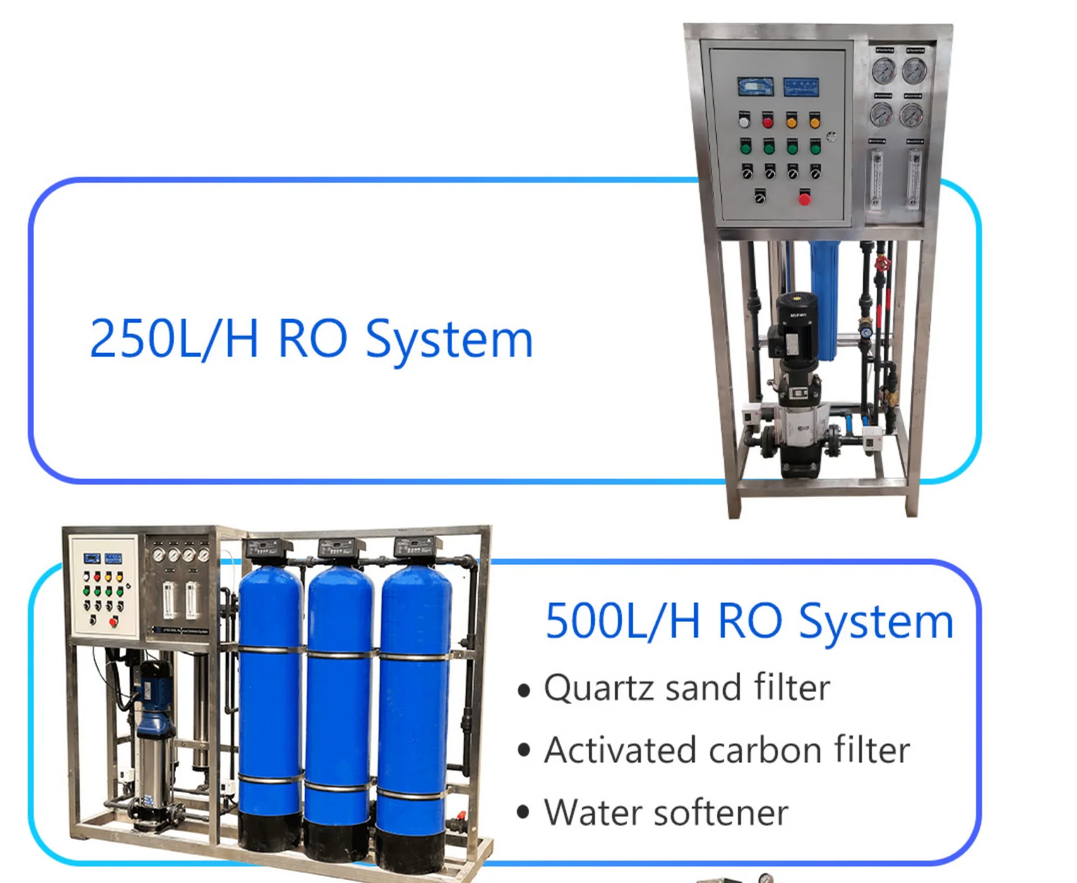 Reverse Osmosis Water Plant - 2000L/H Pure Water System