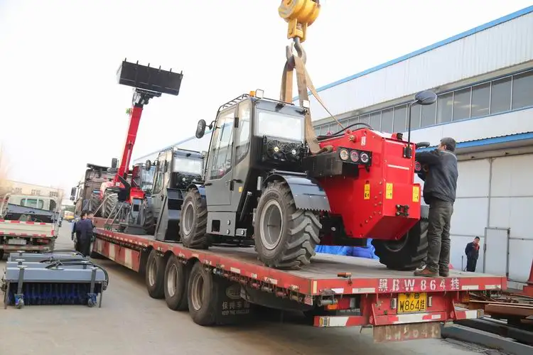 China Mini Small Compact 4x4 Bucket Telehandlers 3 Ton 4 Ton 16m 17m ...