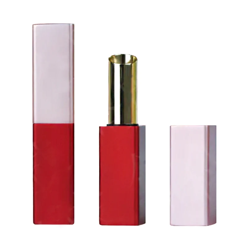 Magnetic Luxury Black Round Lipstick Container - Custom Aluminum