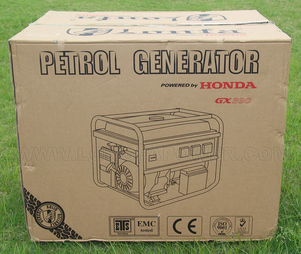 Powered By Hondagx390 Engine 5.5kw 5.5kva Recoil Start Electric Start ...