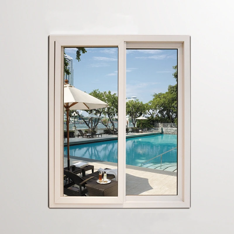 2024 UPVC windows Double Glazing Casement Horizontal Sliding Plastic ...