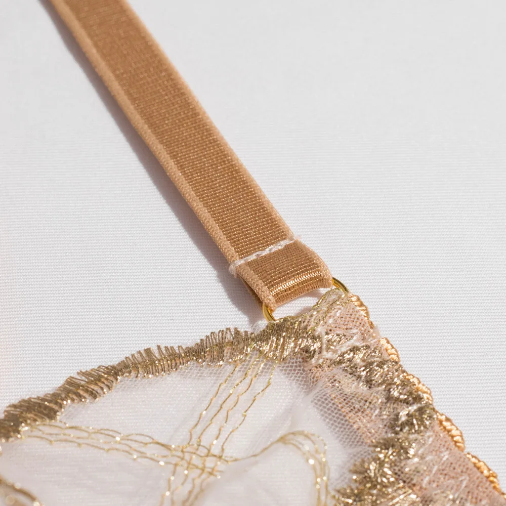 Shop Sexy Gold Bold Lingerie - Custom Logo Push up Bra Sets