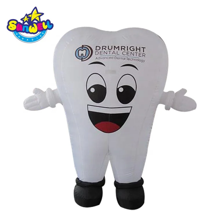 Advertising tooth balloon,inflatable teeth stand,tooth helium balloon ...