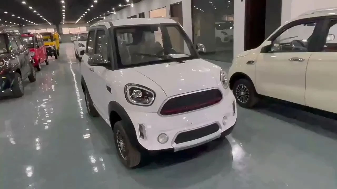 Ev Auto 4 Seats Four-wheeled New Energy Electric Vehicles / Cheap Ecar ...