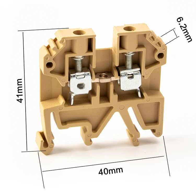 Sak2.5 Din Rail Terminal Block Sak2.5en Screw Terminal Jxb-2.5/35 Wire Connector Sak/jxb-2.5en ...