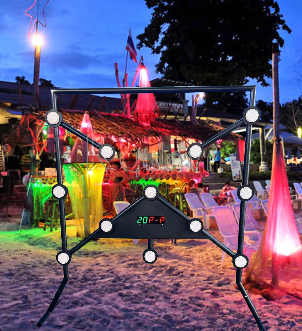 Fuzzy Agility Reaction Time Challenge Game - 12 Blaze Pod