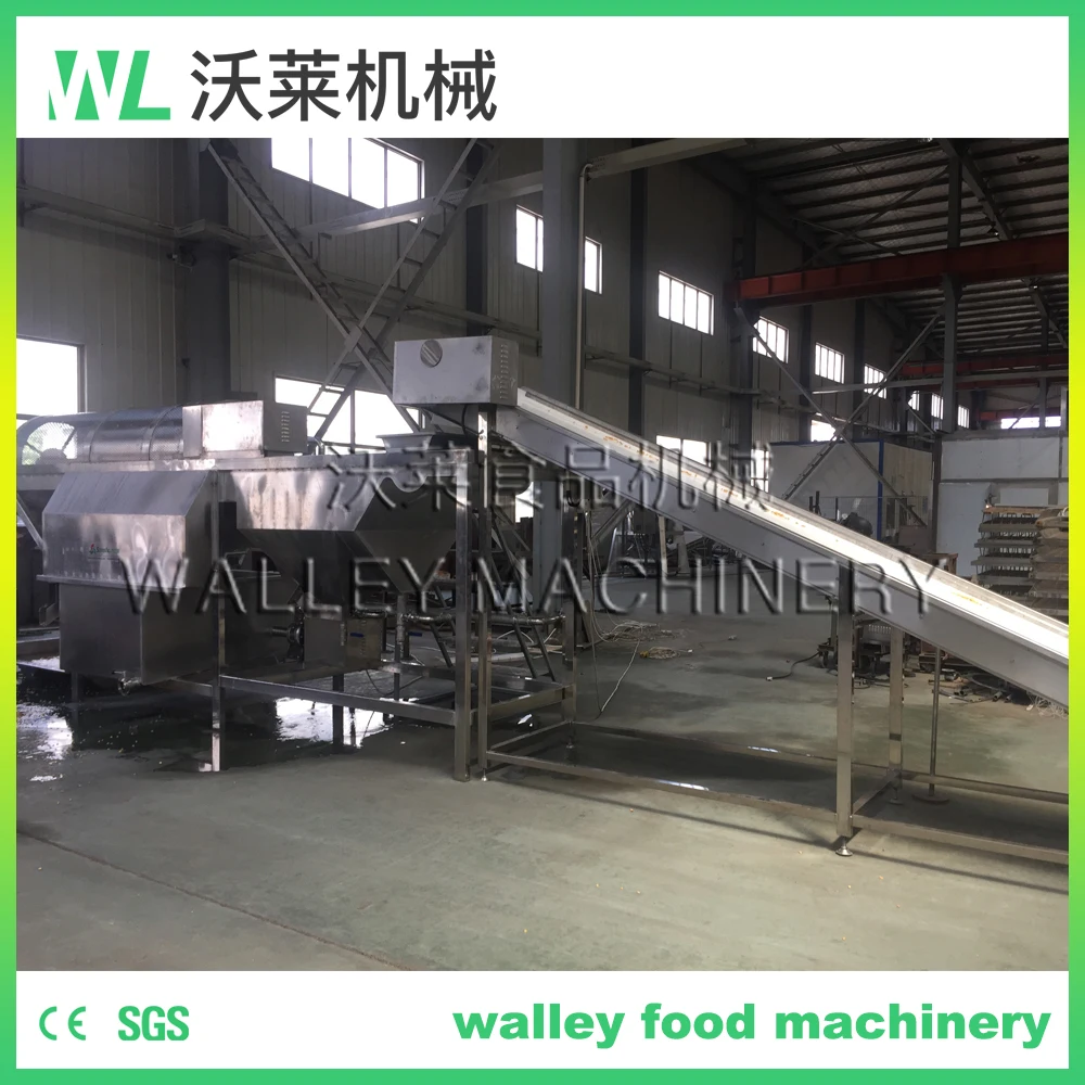 China Washer Washing Processing Line For Vegetables Corns Peas - Buy ...