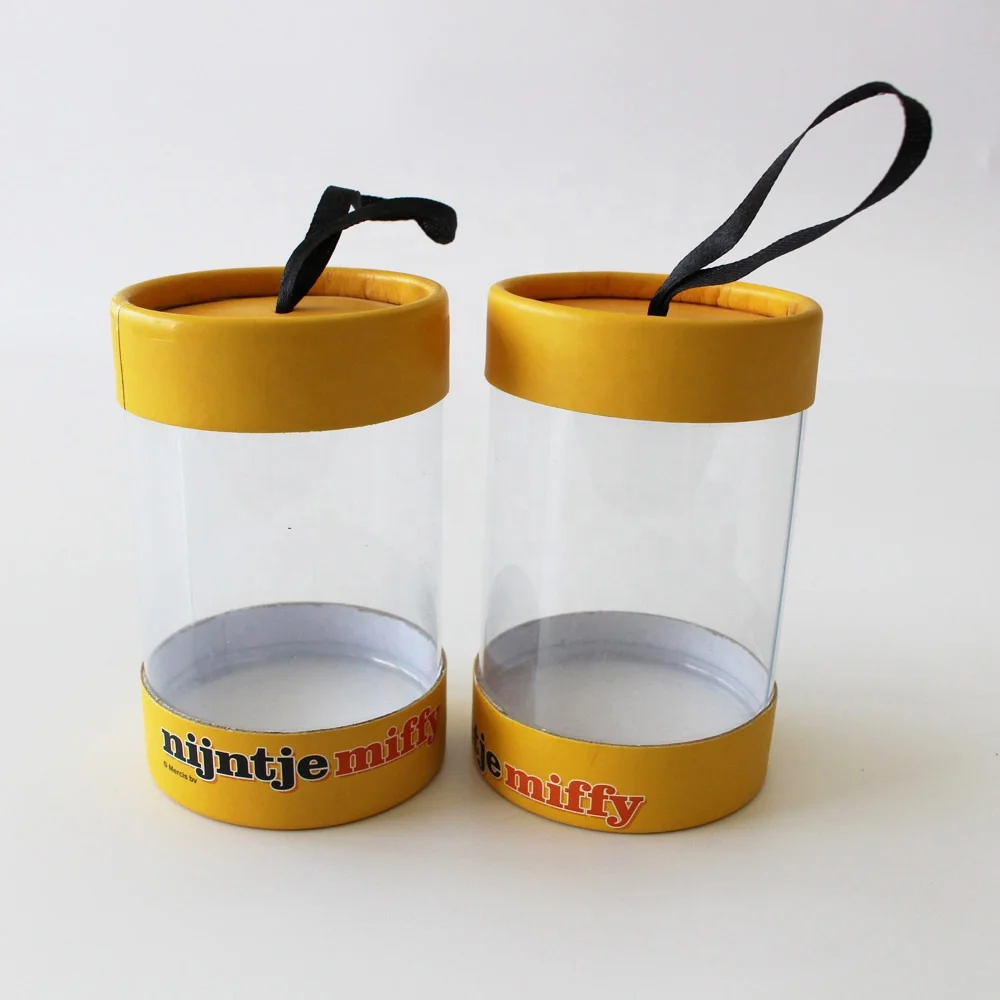 Custom Transparent Tube Packaging Pvc Plastic Tube With Paper Lids ...