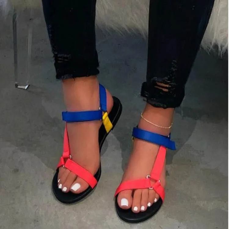 High Quality Women Shoes Sandals Ladies Modern Stylish Flat Sandals for ...