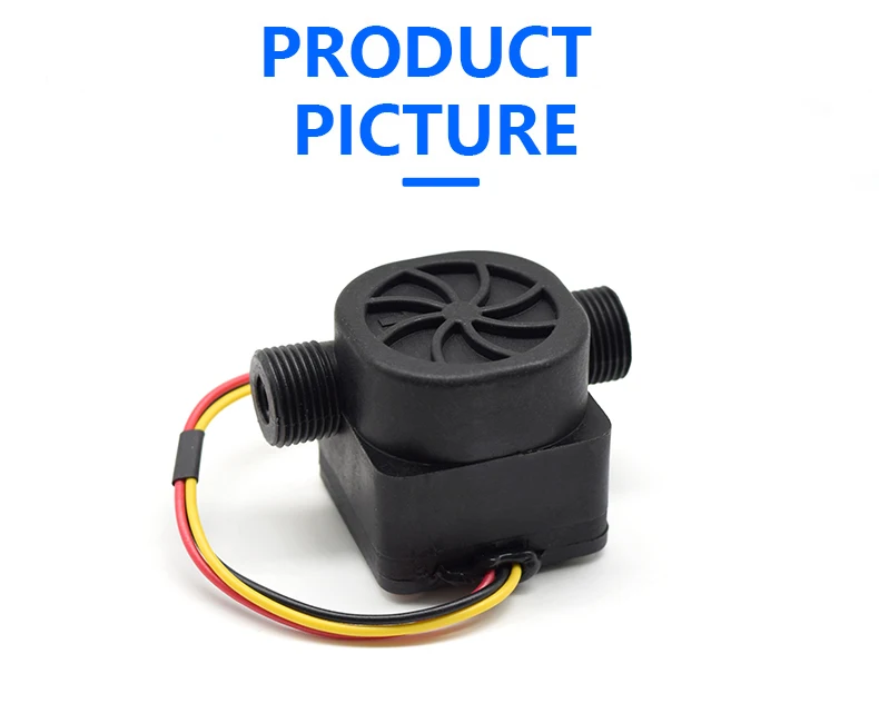 Water Level Liquid Flow Sensor Hall Flow Sensor Water Controller DC 5 ...