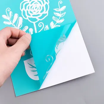 Silk Screen Stencils Self-adhesive Transfer Stencils Reusable Washable ...