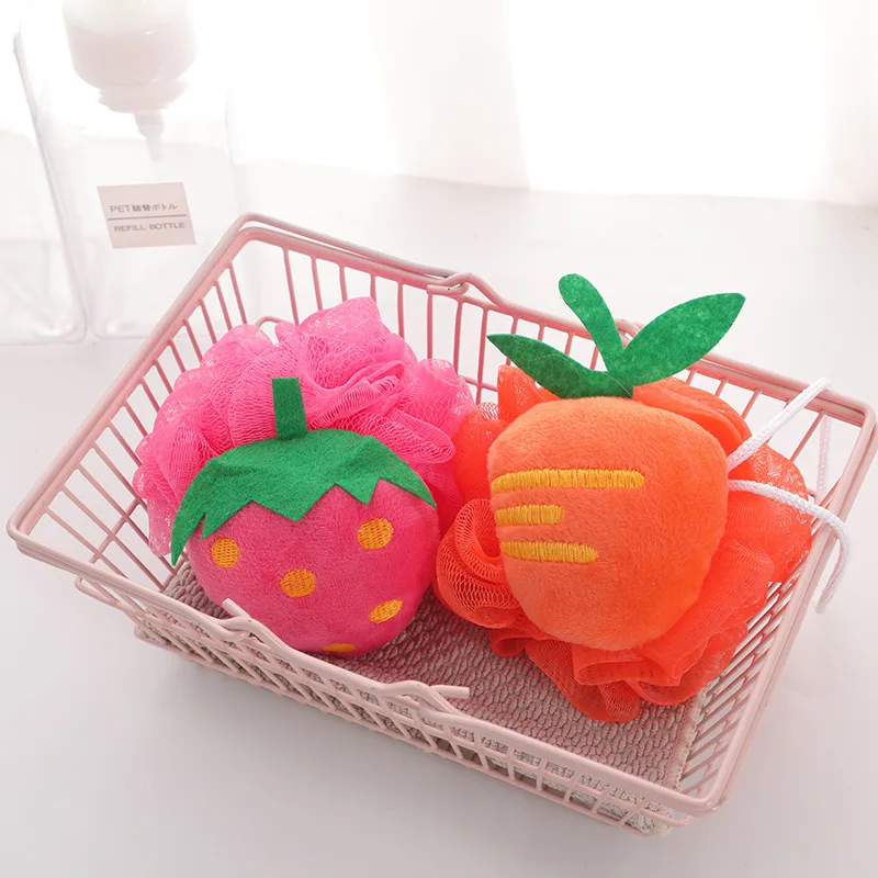 Wholesale Fun Fruit-Shaped Bath Sponge Gentle Exfoliating Loofah ...