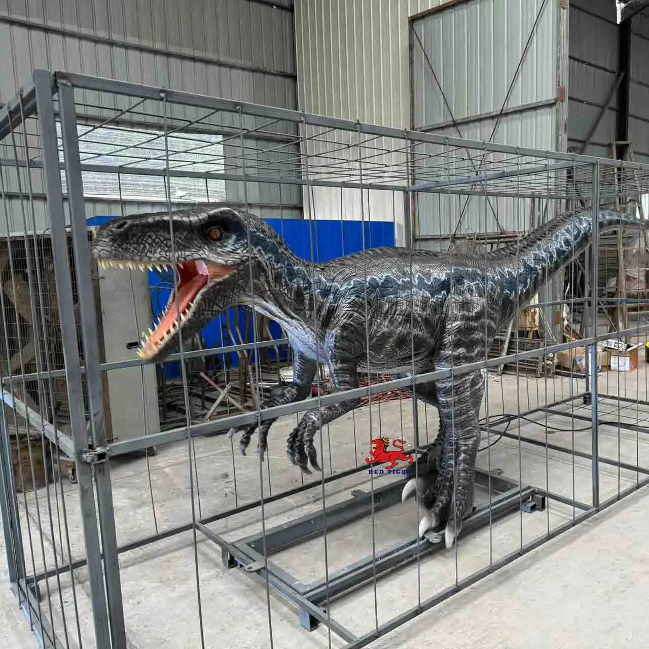 Dinosaur Park Animatronic Realistic Lifesize Raptor Model - Buy ...