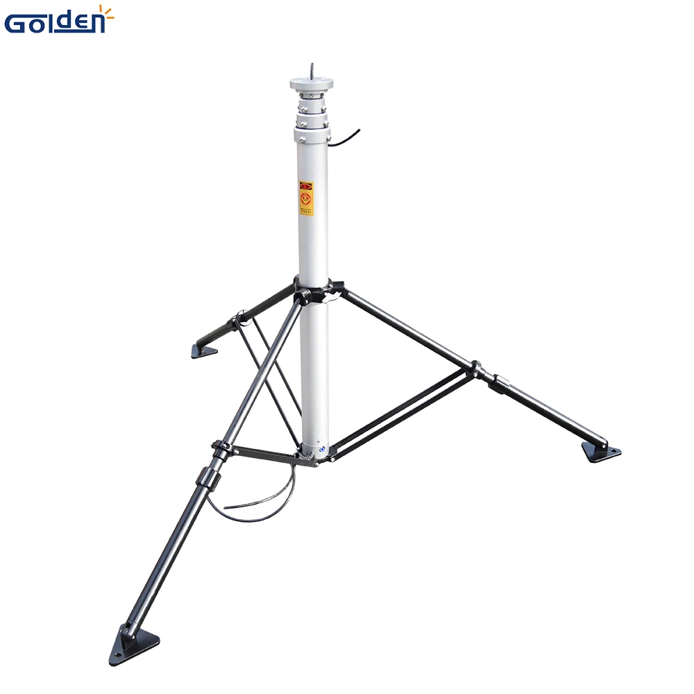 Pneumatic Telescopic Mast 3M-20M Load 3KG-300KG - Durable Antenna Pole ...