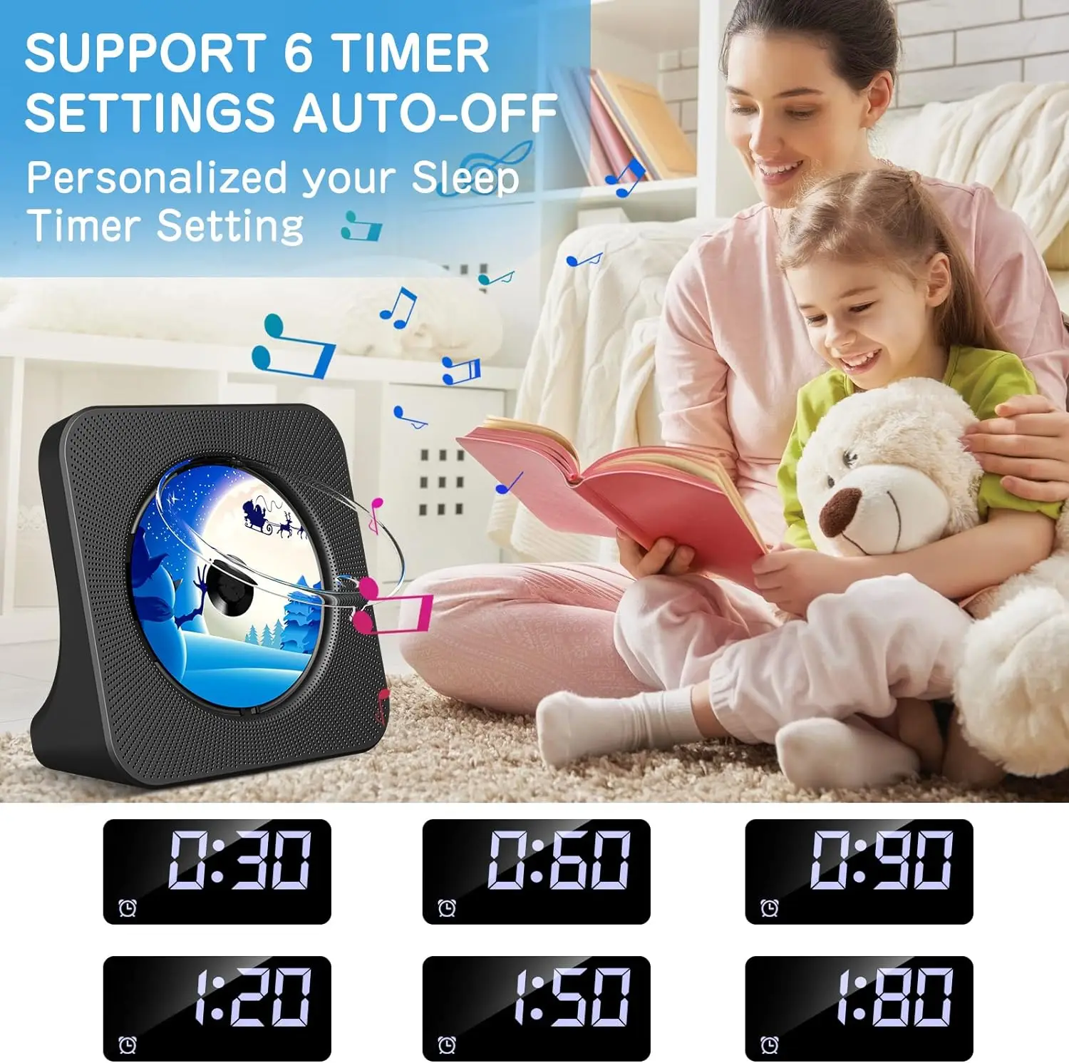 Cd Player Portable Bluetooth Desktop Cd Player Home Cd Players ...