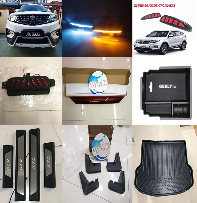 High Quality Car Body Kit for GEELY BOYUE PROTON X70 2020