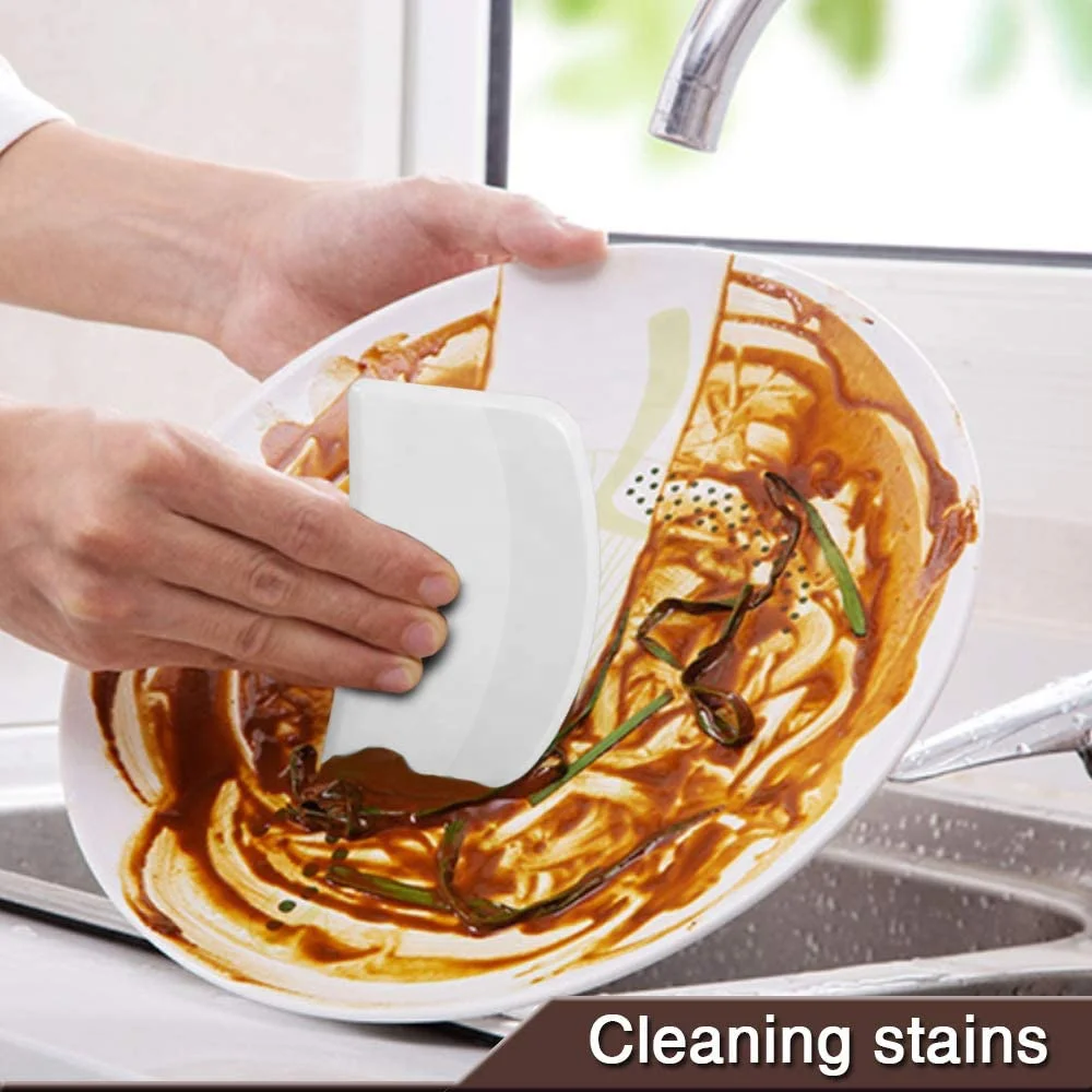 Dough Scraper Bowl Scraper Food-safe Plastic Dough Cutter Flexible ...