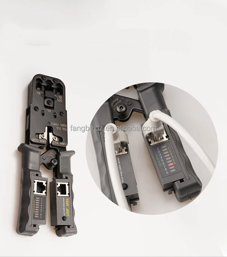 Rj12 Rj11 Rj9 Network Cutter Wire Crimp Plier 4p 8p 6p Tester Crimper ...