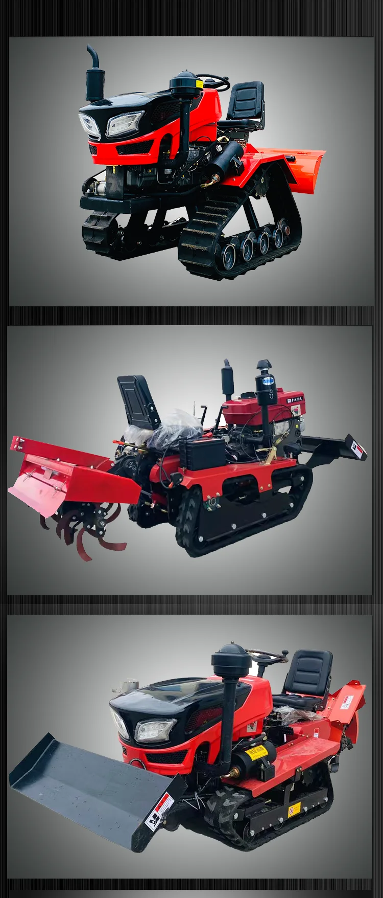 25HP Crawler Mini Tractor - Versatile and Easy to Operate