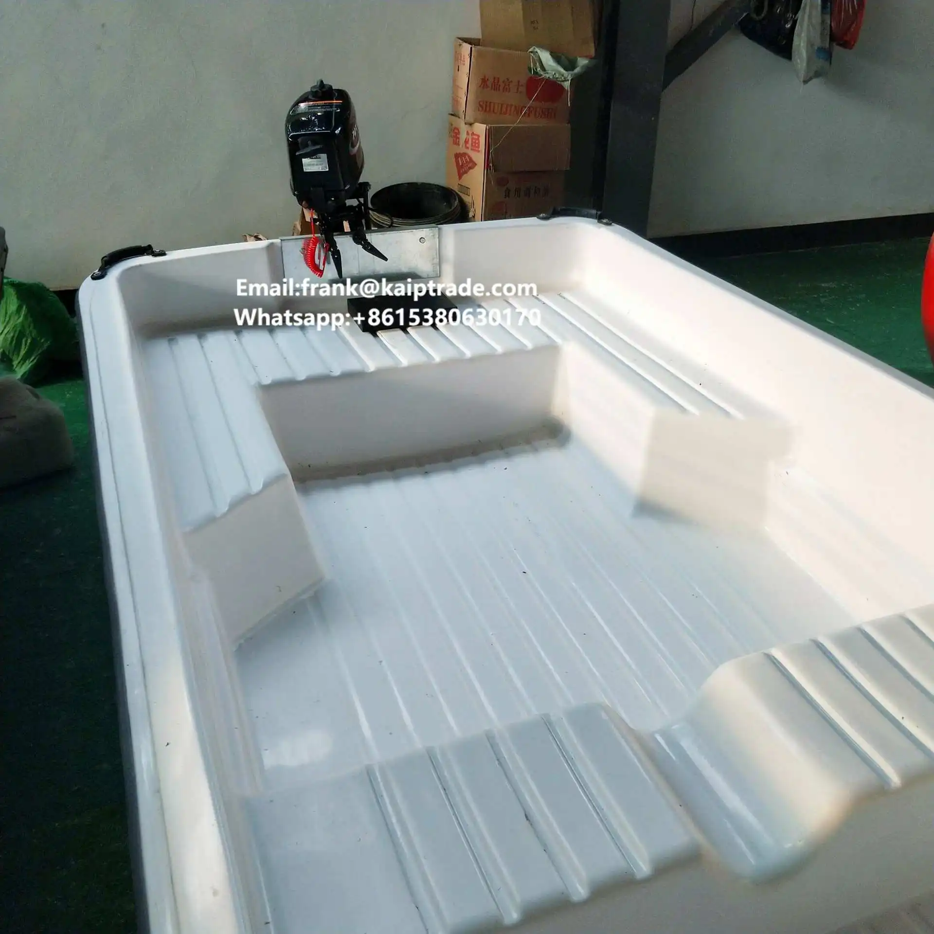 Durable 3.7m Fiberglass Jon Boat for Fishing & Leisure - Affordable ...