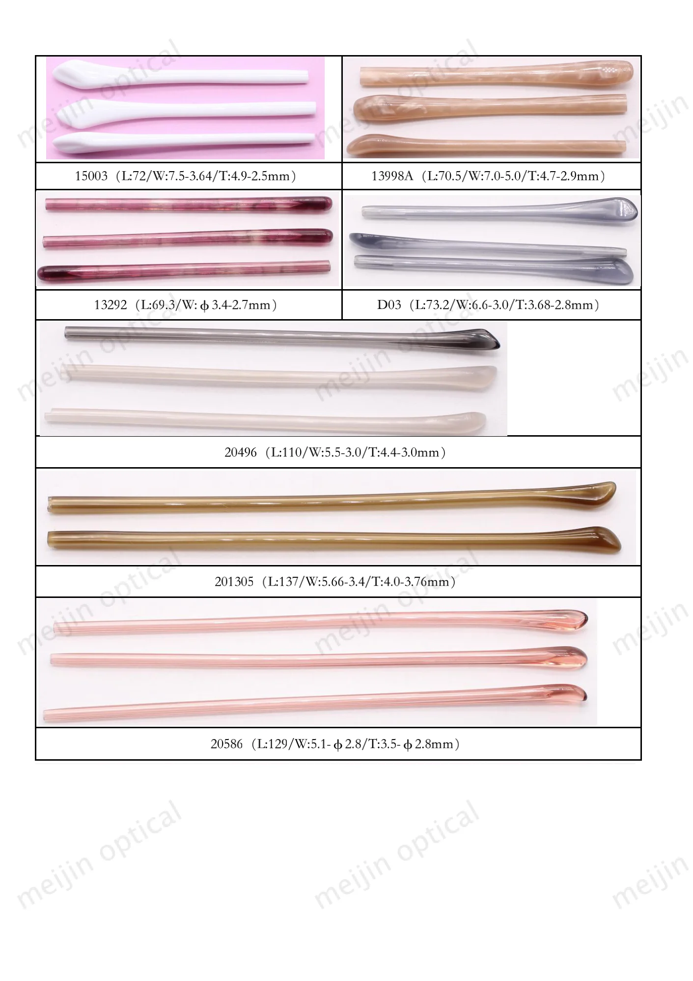 Factory Produces Glasses Accessories Temple Tip Acetatetips And Temple ...