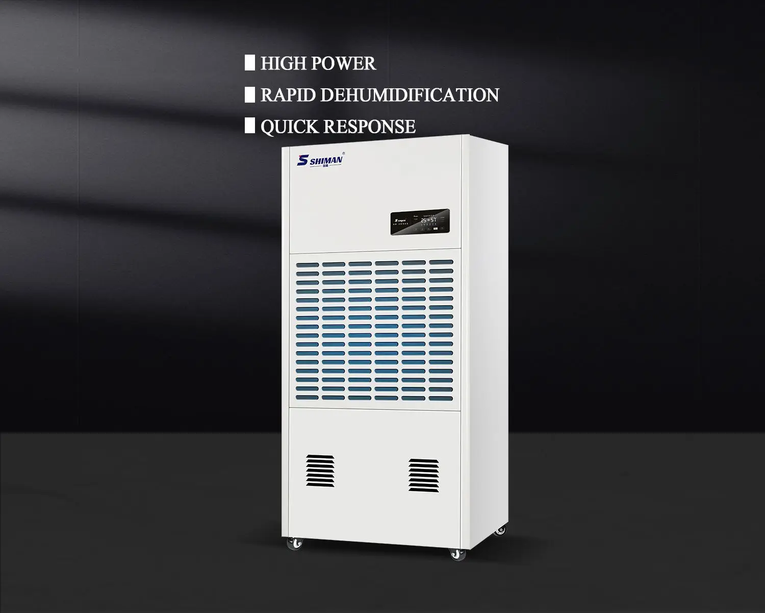 192L/D High-Efficiency Industrial Dehumidifier 220V New Condition ...