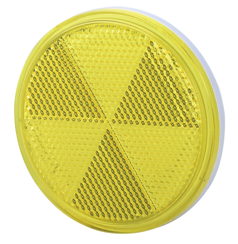 Round 80mm Reflex Reflectors with 6mm Screw - Durable & Bright