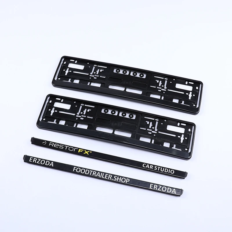 Professional Custom New European License Plate Frame Plastic Durable ...