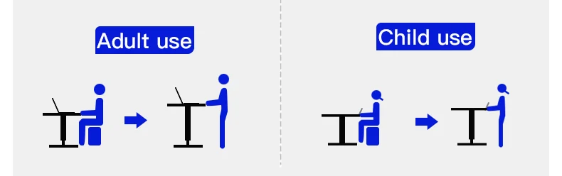 Lifting Column Mechanism Wood Table L Automatic Single Office Computer ...