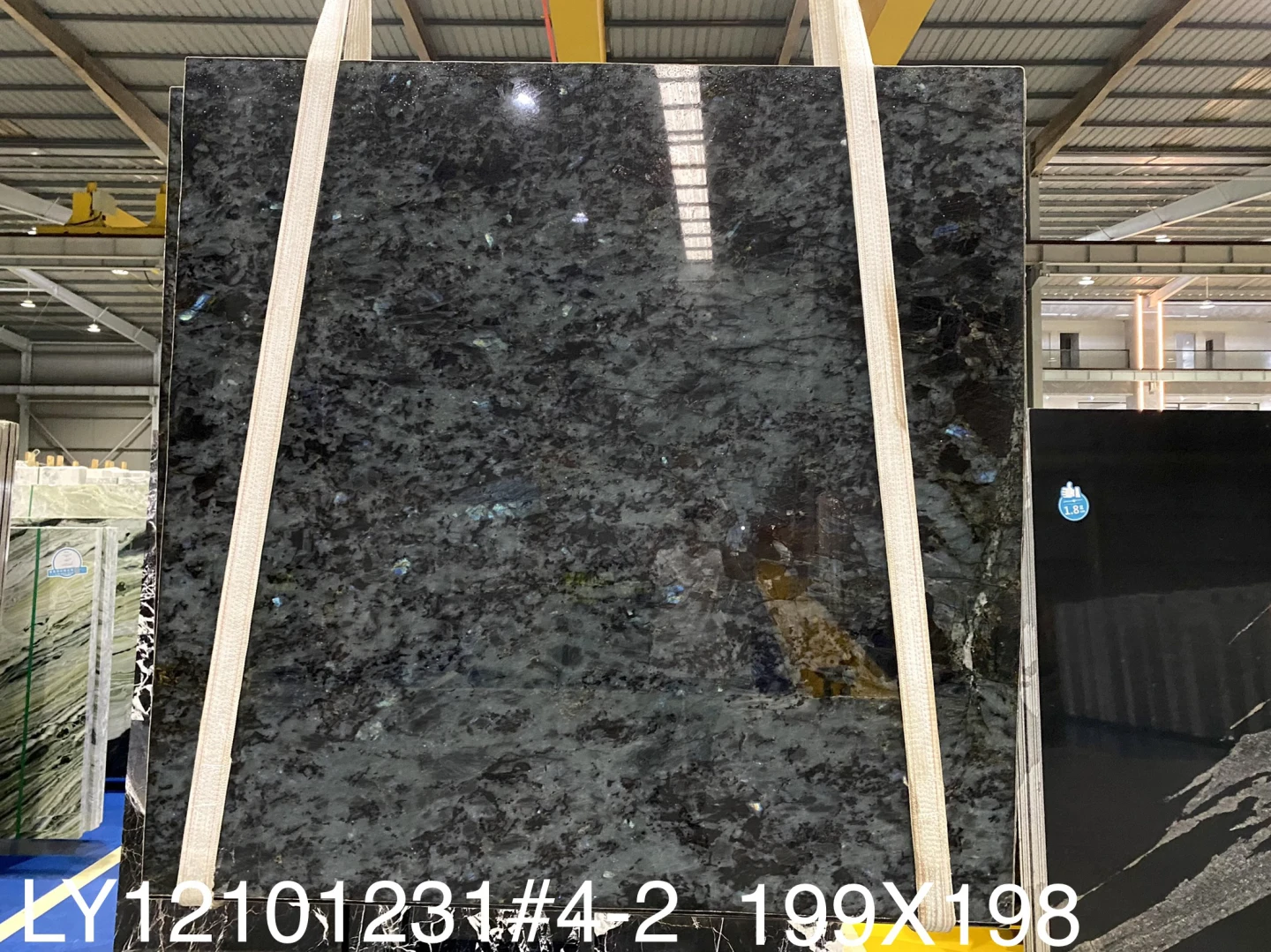 Shiny Translucent Polished Luxury Lemurian Blue Granite For Home ...