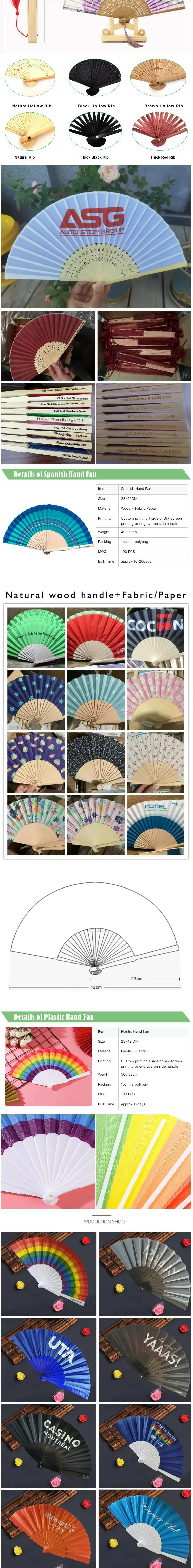 Custom Hand Fans - Durable and Versatile Promotional Gifts