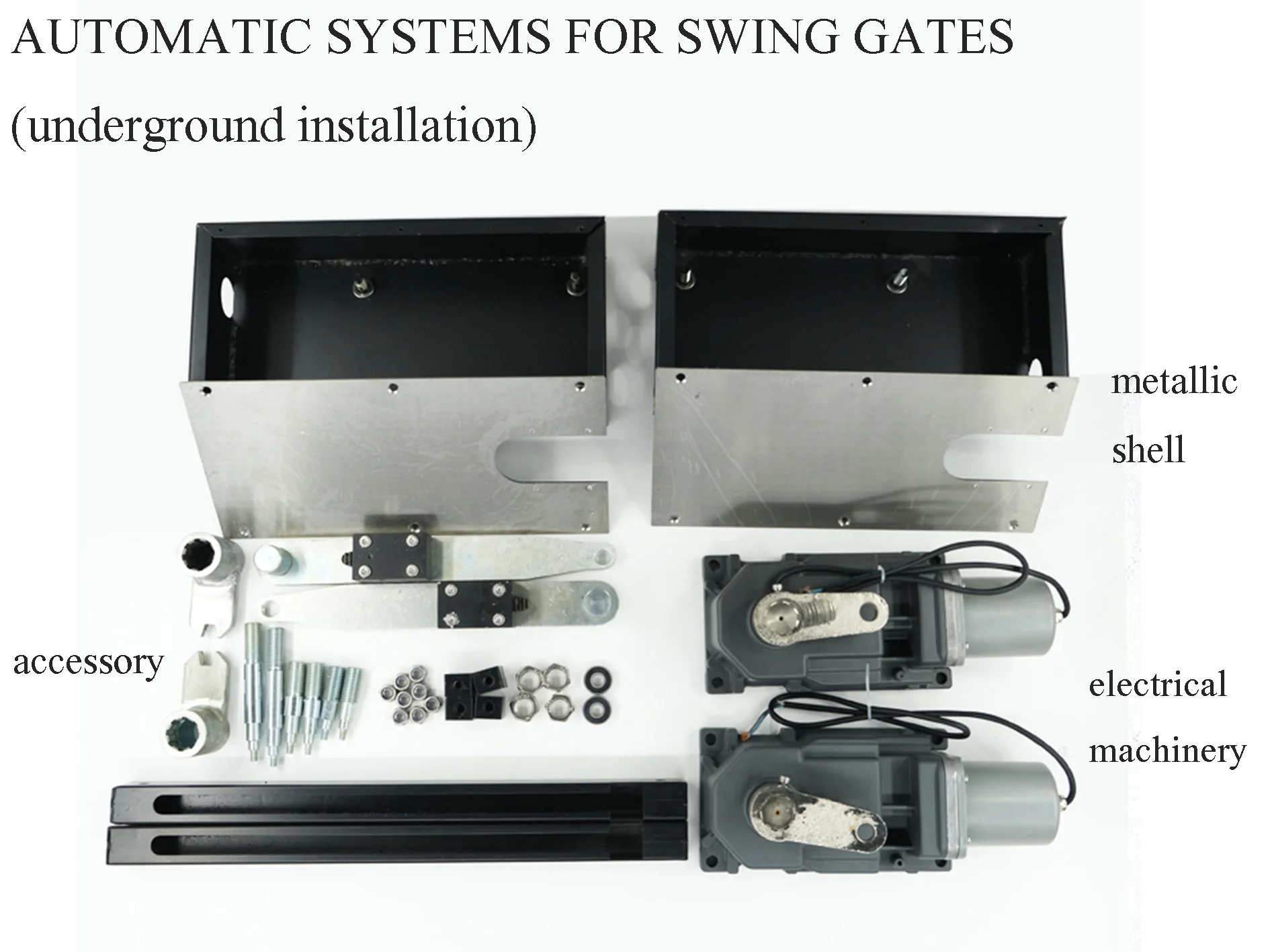 Modern Auto 180 Degrees Swing Gate Opener with Waterproof Metal Motor ...