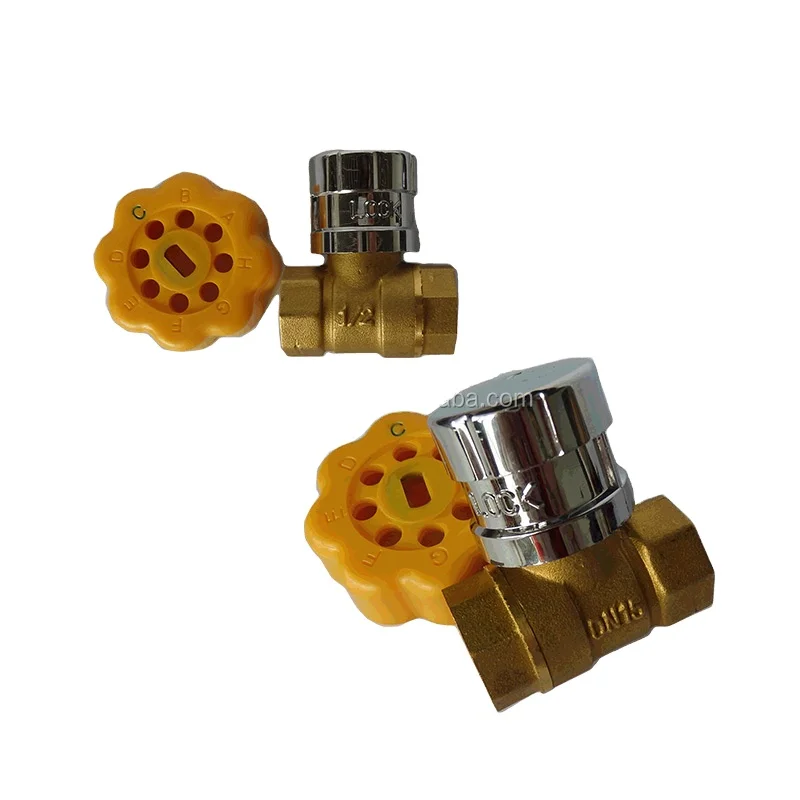 Water Meter Locking Device Magnetic Lock Valve - Buy Lock Valve ...
