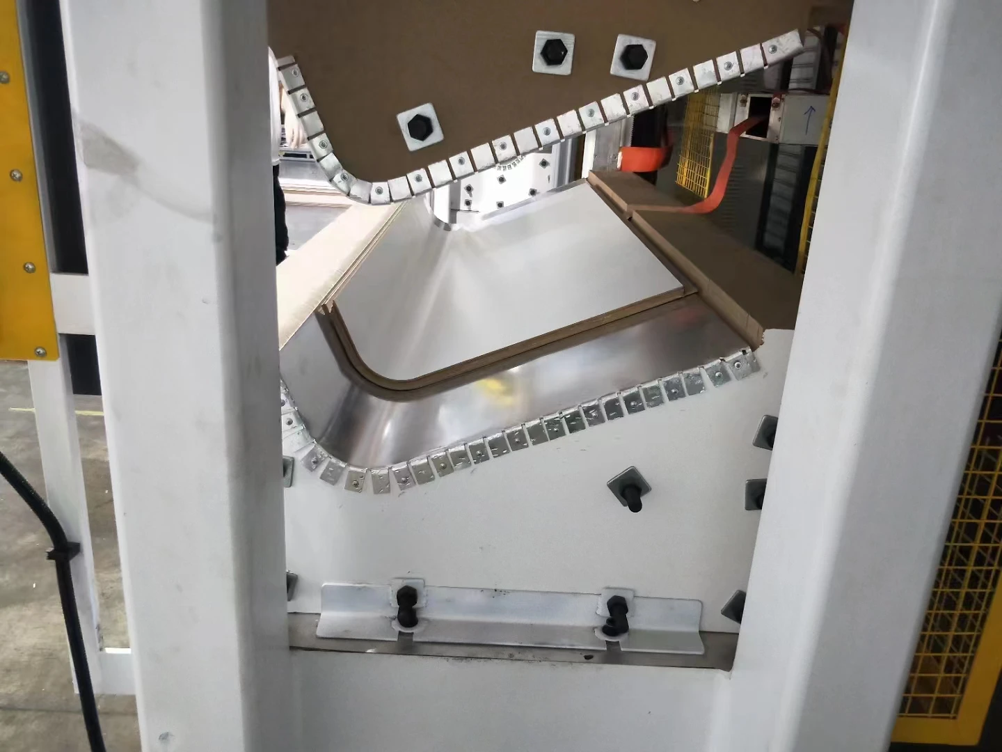 High Frequency Wood Curved Bending Vacuum Hot Press