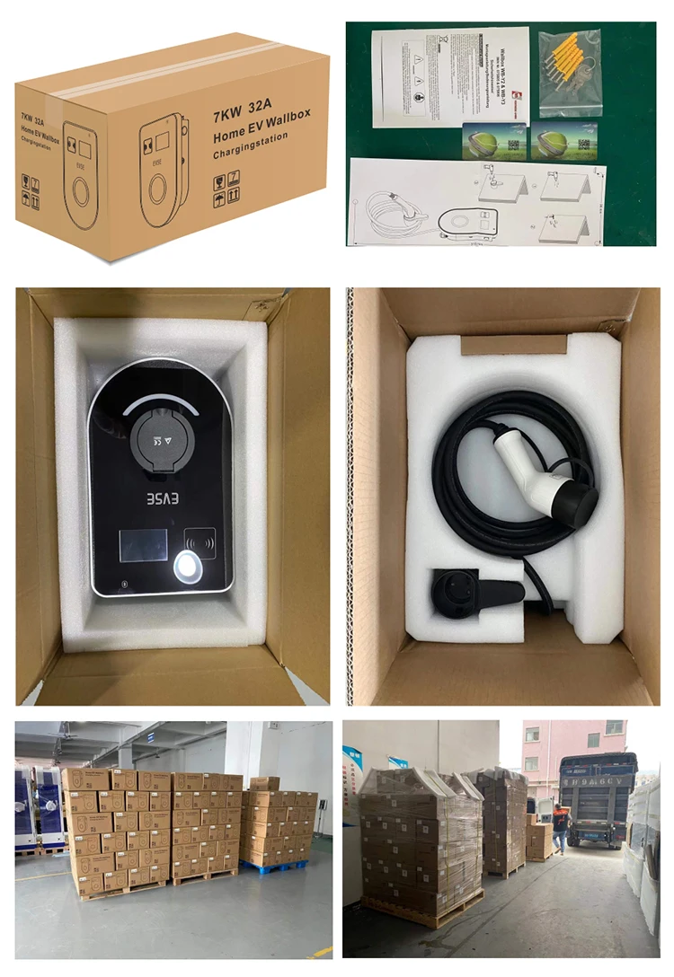 New Commercial Electric Car EV Charger Kit Industrial Wallbox Charging ...