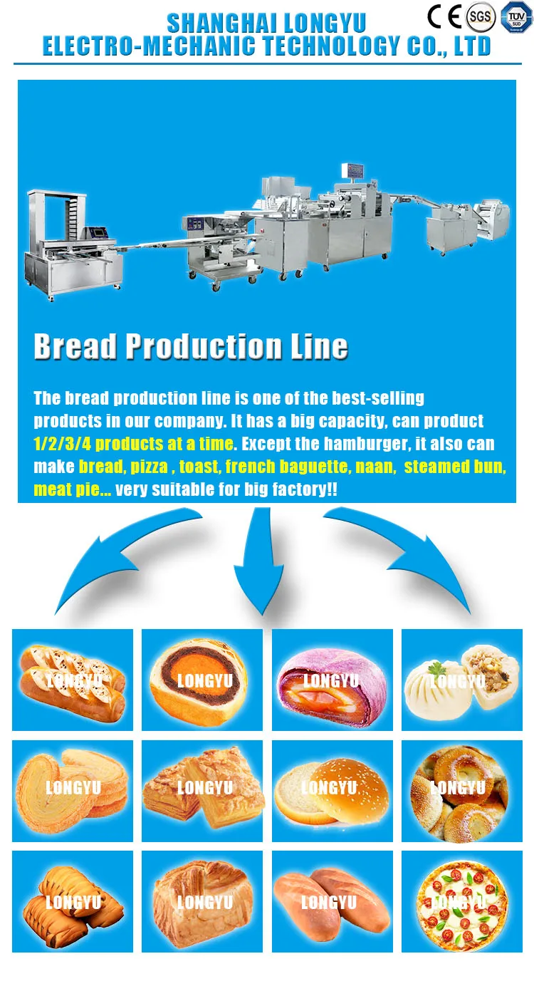 High Efficient Commercial Stuffed French Baguette Bread Making Machine ...
