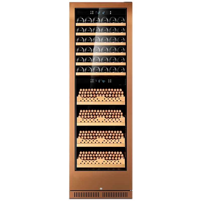 304 Stainless Steel Electronic Cigar Humidor Humidity Controlled Cigar ...