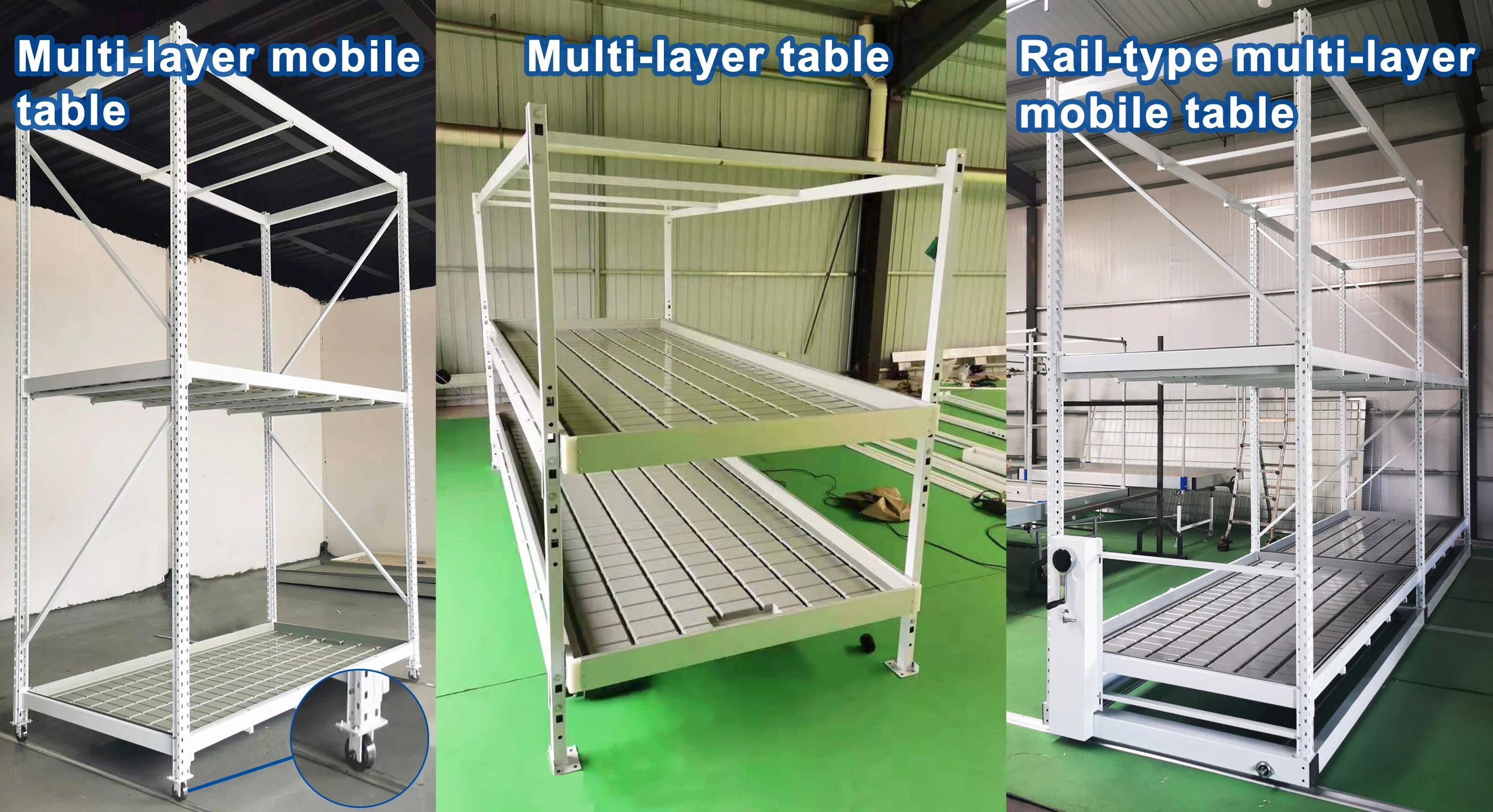 4x8 Rolling Flood Table Hydroponic Flood Table Growing Trays - Buy ...