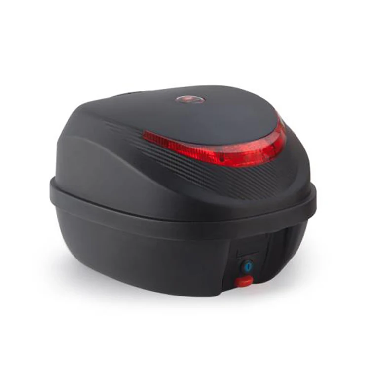 Latest Design 31l Top Case Moto Matte Black Motorcycle Trunk Box Pp ...
