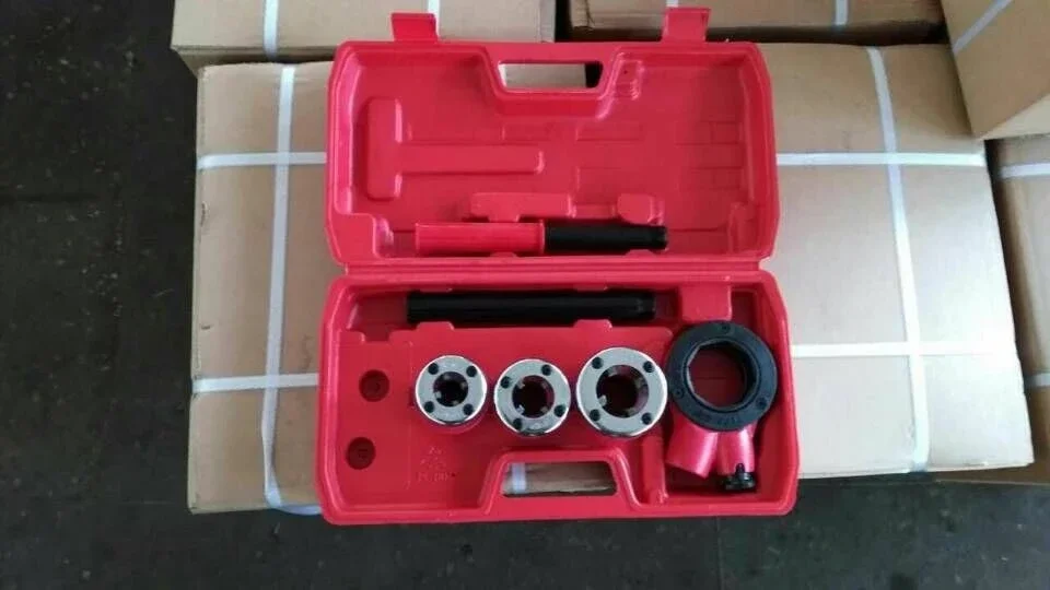 8 Dies 1/4"-2" Pipe Threader Hand Ratchet Die Stocks Hardware Tools ...