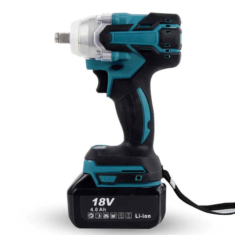 Brushless Cordless Electric Impact Wrench 1/2 Inch, Battery Powered ...