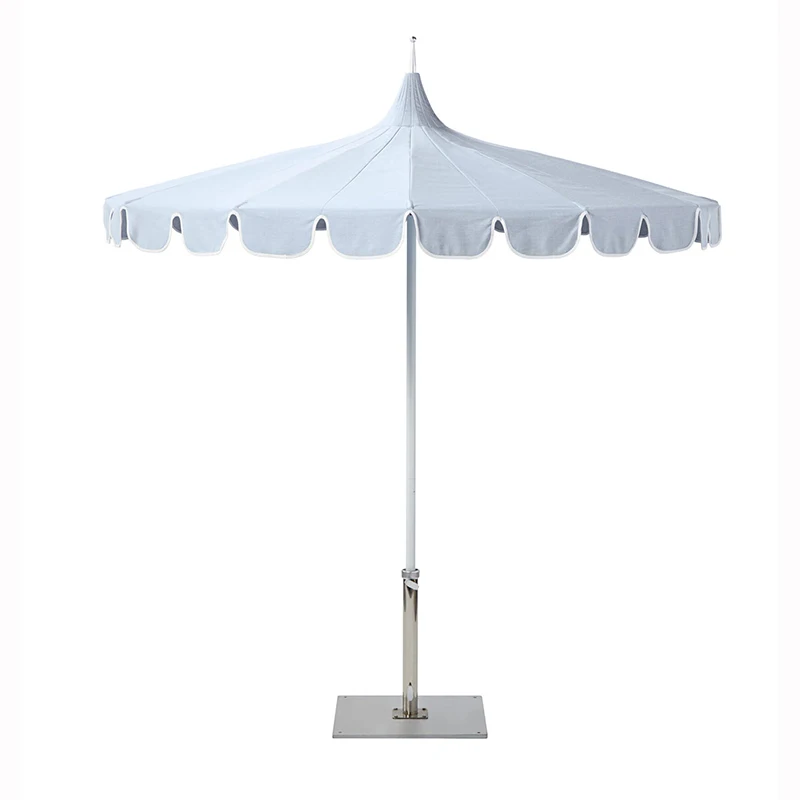 Custom Outdoor Pool Patio Fringe Sun Shade Parasols
