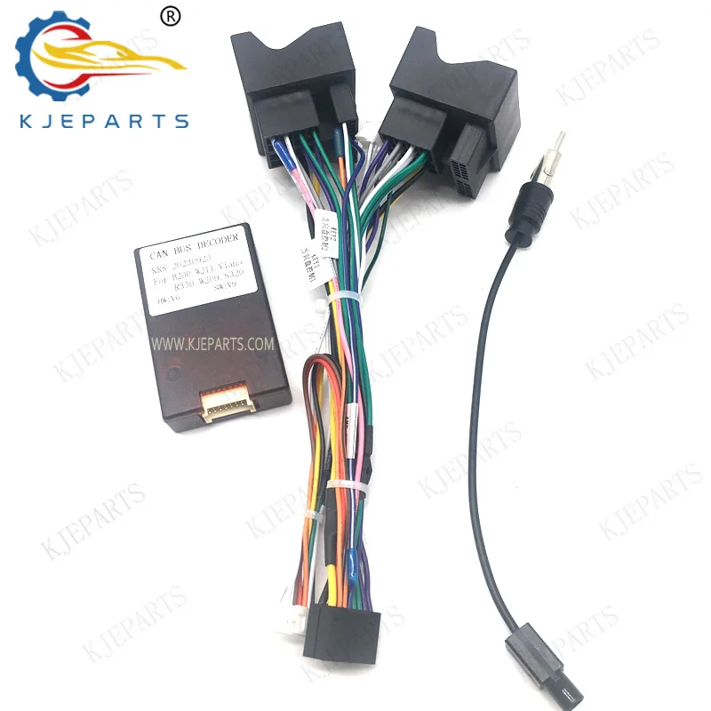 Car Android Player Adapter 42 Pin Connector Harness For New W203 2005 ...