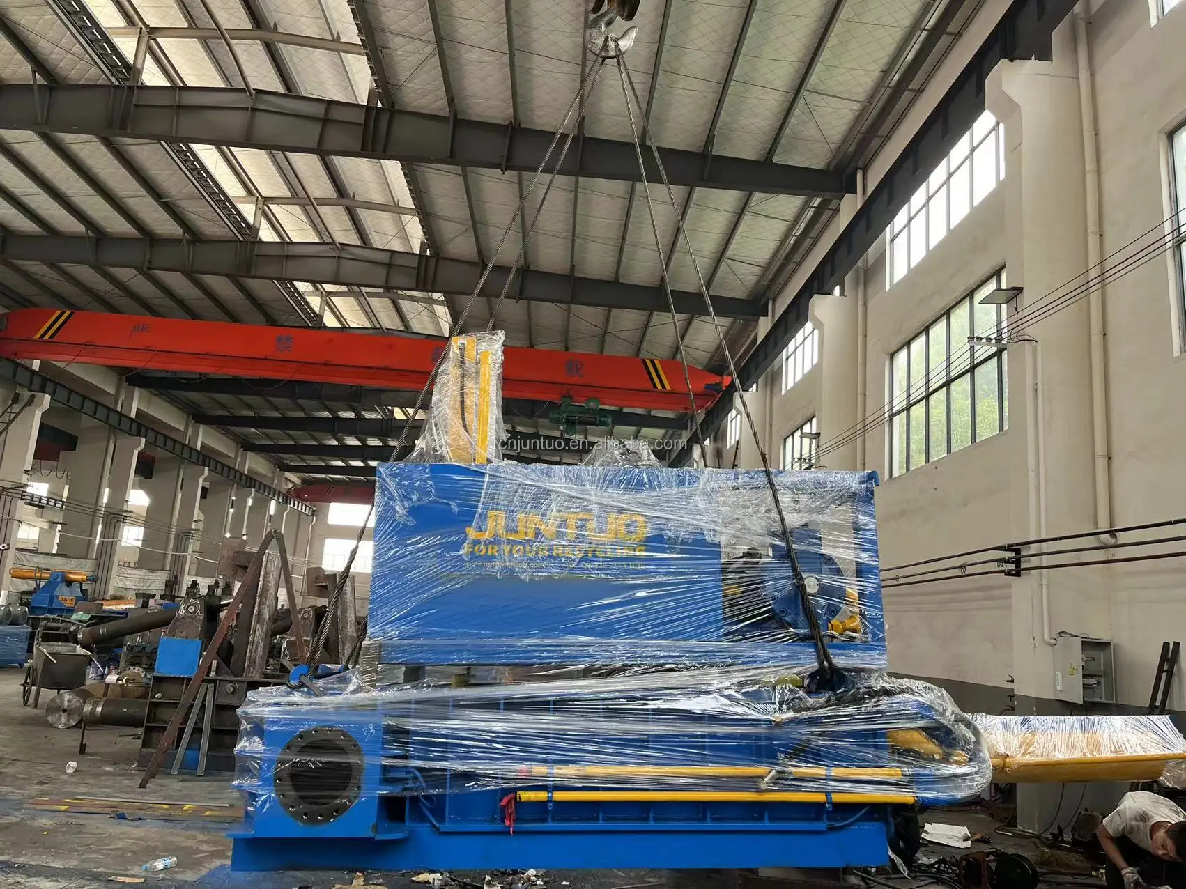 Factory Supply Vertical Metal Band Saw Printing Baling Press Machine ...