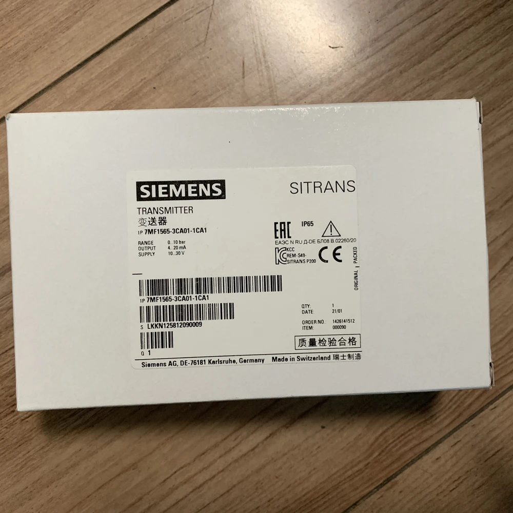 Siemens Sitrans P200 Pressure Transmitter 7mf1565 - Buy 7mf1565,Siemens ...