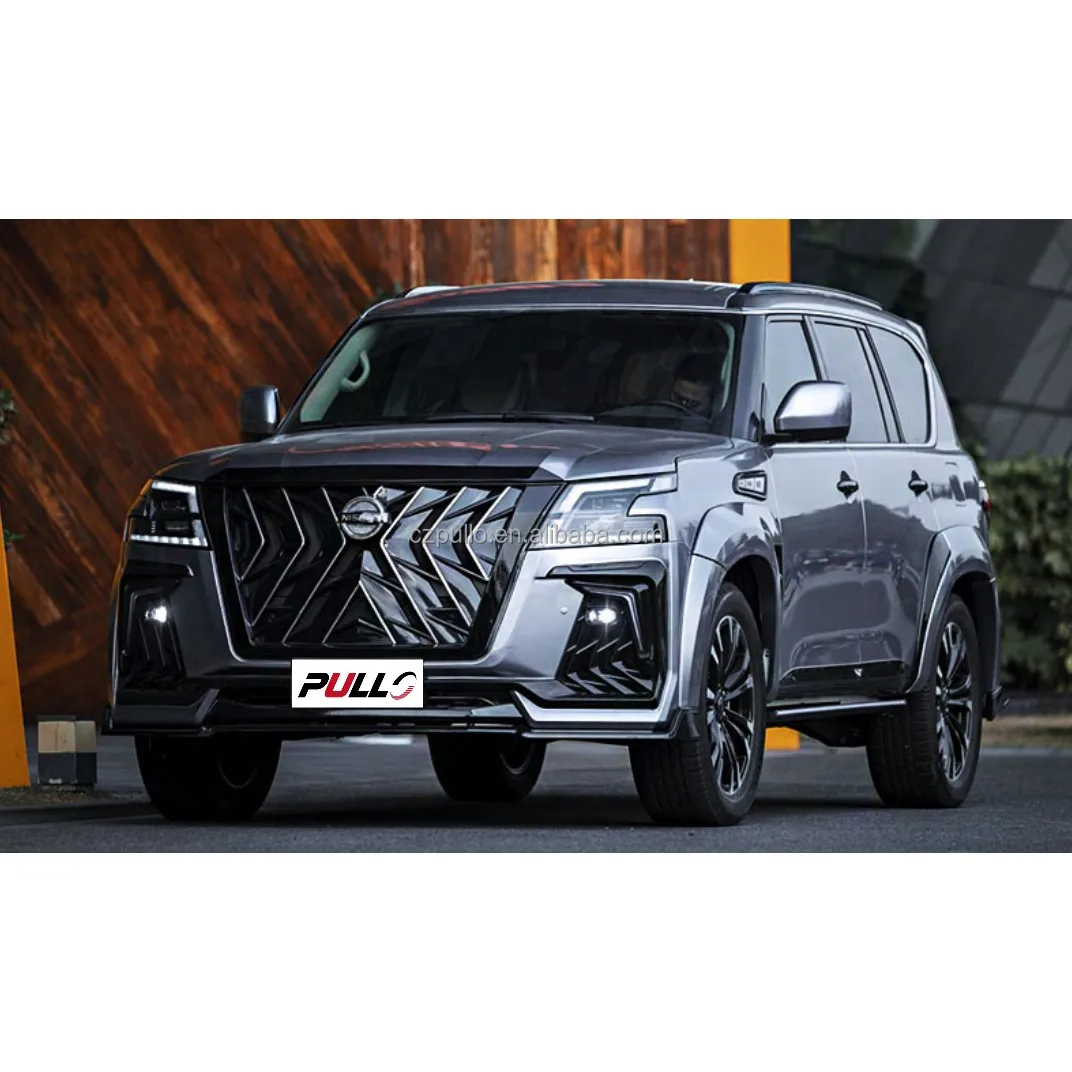 Body Kit for Nissan Patrol Y61/Y62 2010-2020 Upgrade to Black HAWK Style| Alibaba.com
