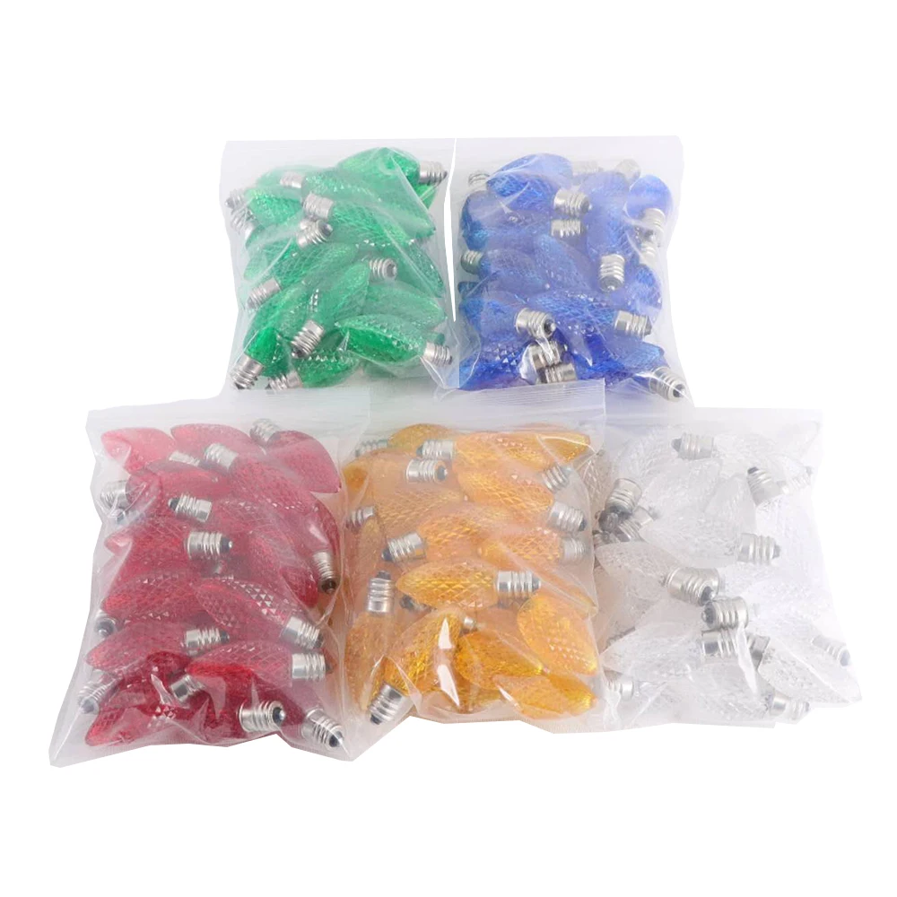 C7 Bulbs 120v E12 Bases Smd Strawberry C7 0.5w Led Replacement Light C7 ...